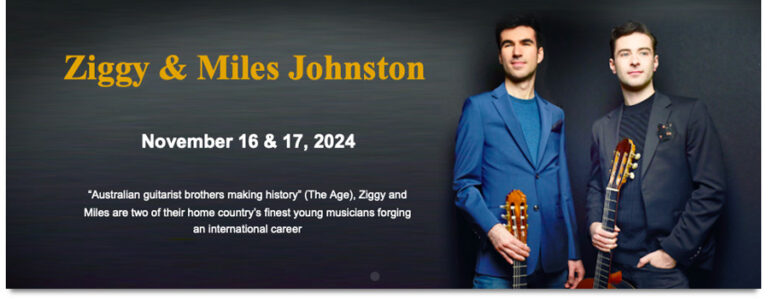 Ziggy & Miles Johnston | Australia | Allegro Guitar Society